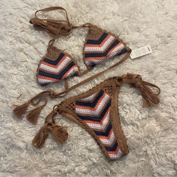 aerie | Swim | Boho Crochet Bikini | Poshmark